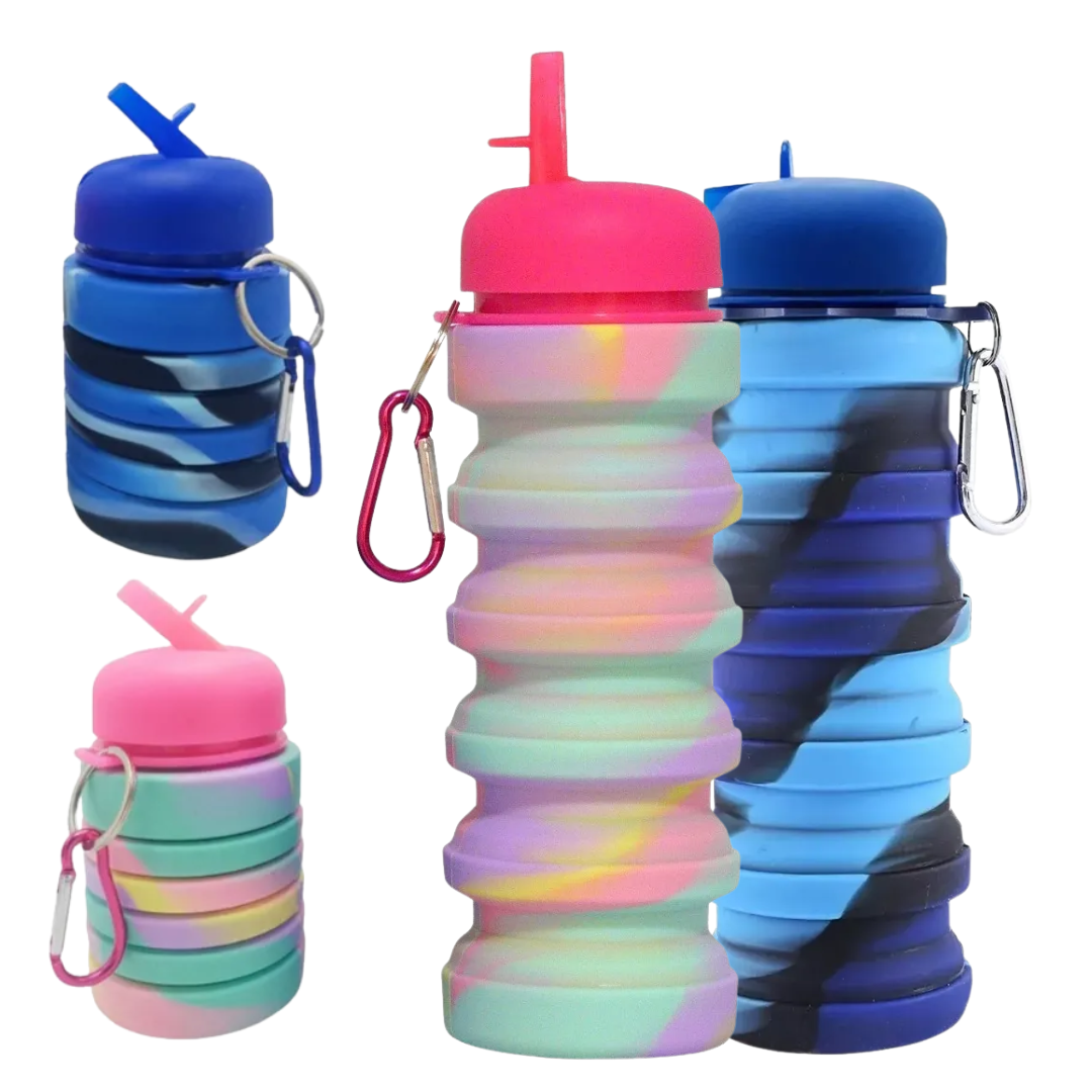 Botella Plegable de Silicona PICO FINO PLEGABLE - Daz Importadora