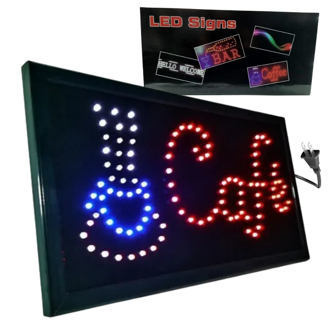 Cartel LED Luminoso CAFE - Daz Importadora