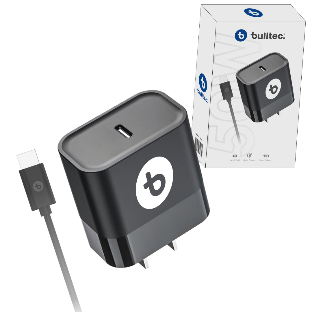 Cargador Con Cable USB-C a USB-C Ultra Rápido 50W BULLTEC - Daz Importadora